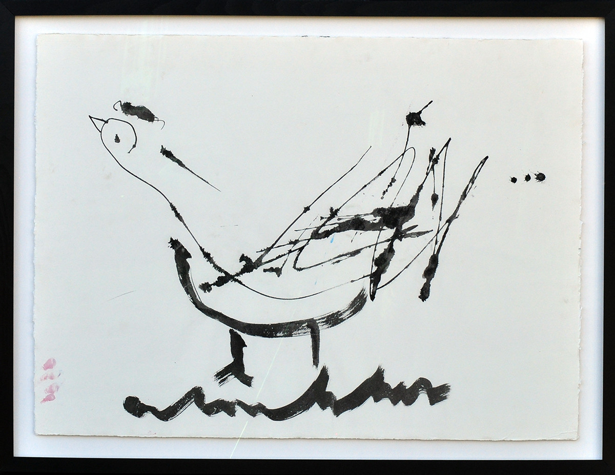 IQ Kunst | Kunstuitleen & Galerie | Zwarte kip | Anton Heyboer